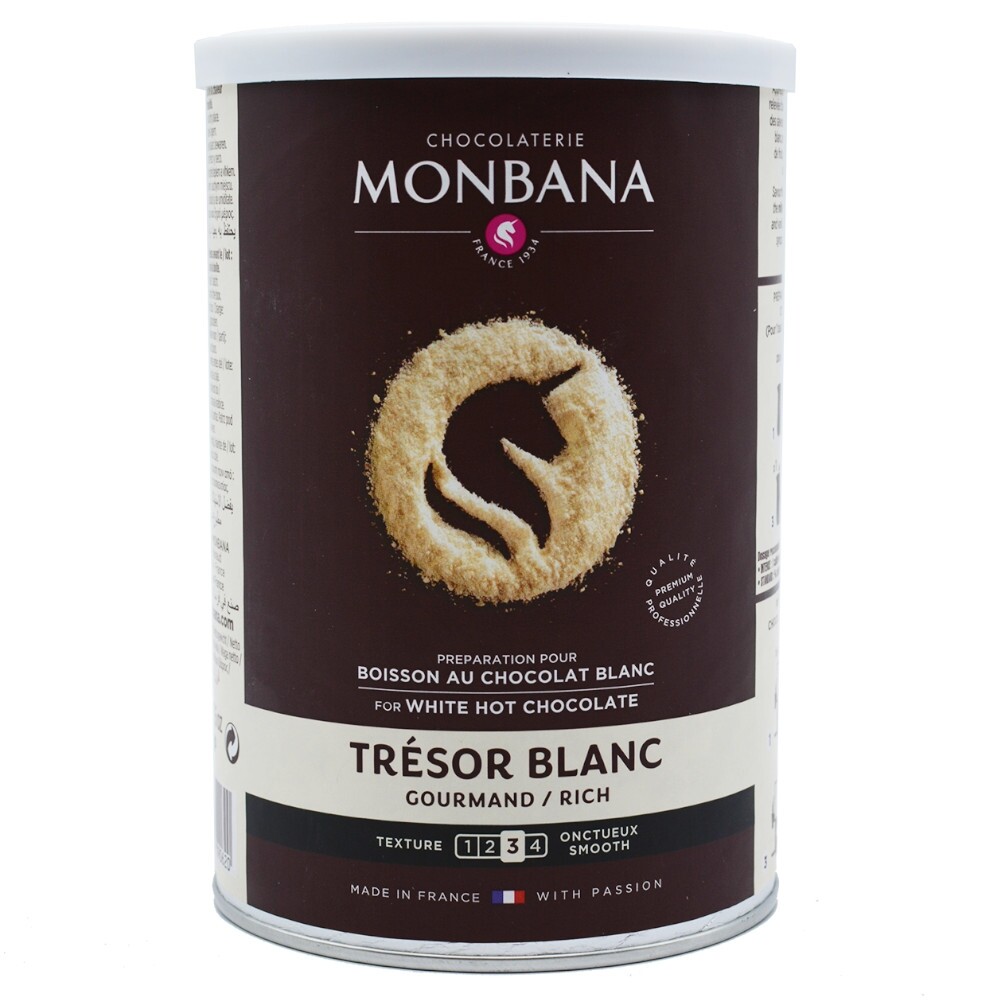 Monbana Pudra - Ciocolata alba - 500g
