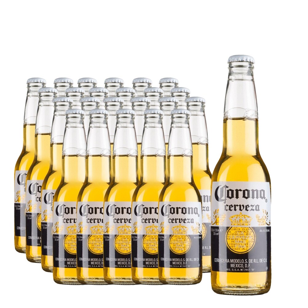 Corona Extra - Bere Pale Lager Mexic - 24 buc. x 0.35L, Alc: 4.5% - sticla