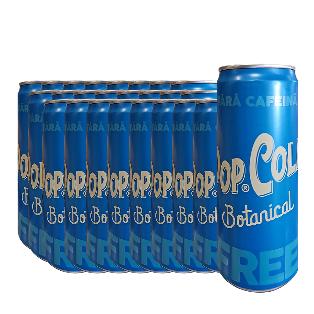 Pop Cola - Botanical Free (fara cofeina) - 24 buc. x 0.33L - doza