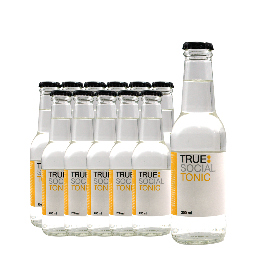 True - Social Tonic - 12 buc. x 0.2L - sticla
