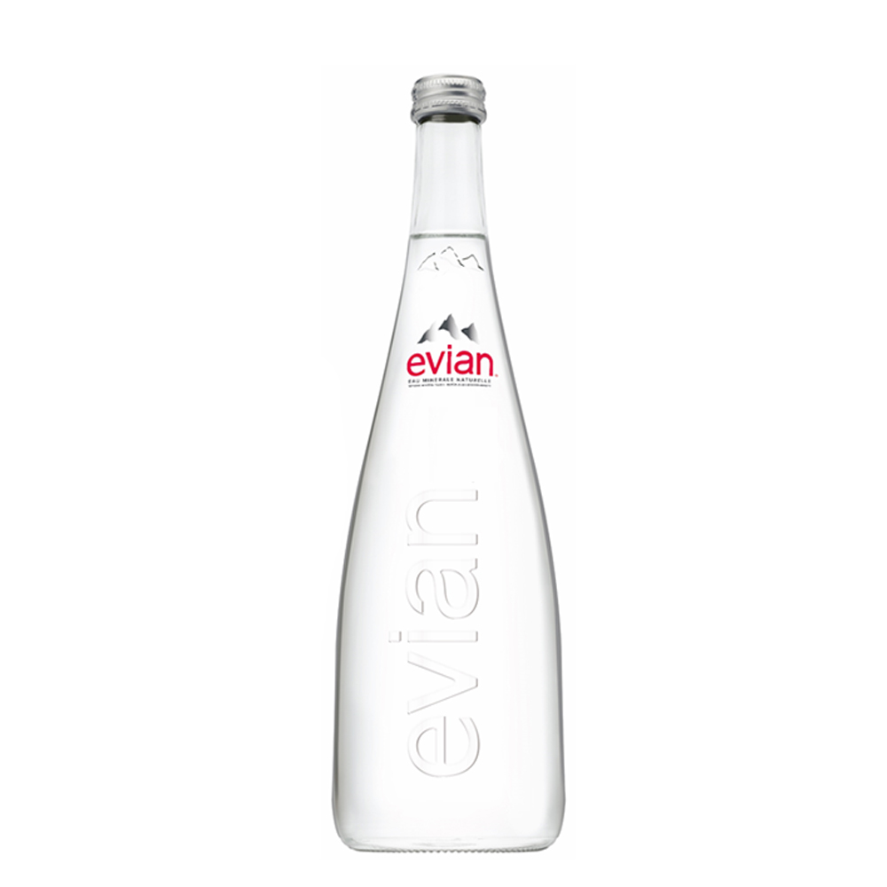 Evian - Apa minerala naturala (plata) - 12 buc. x 0.75L - sticla
